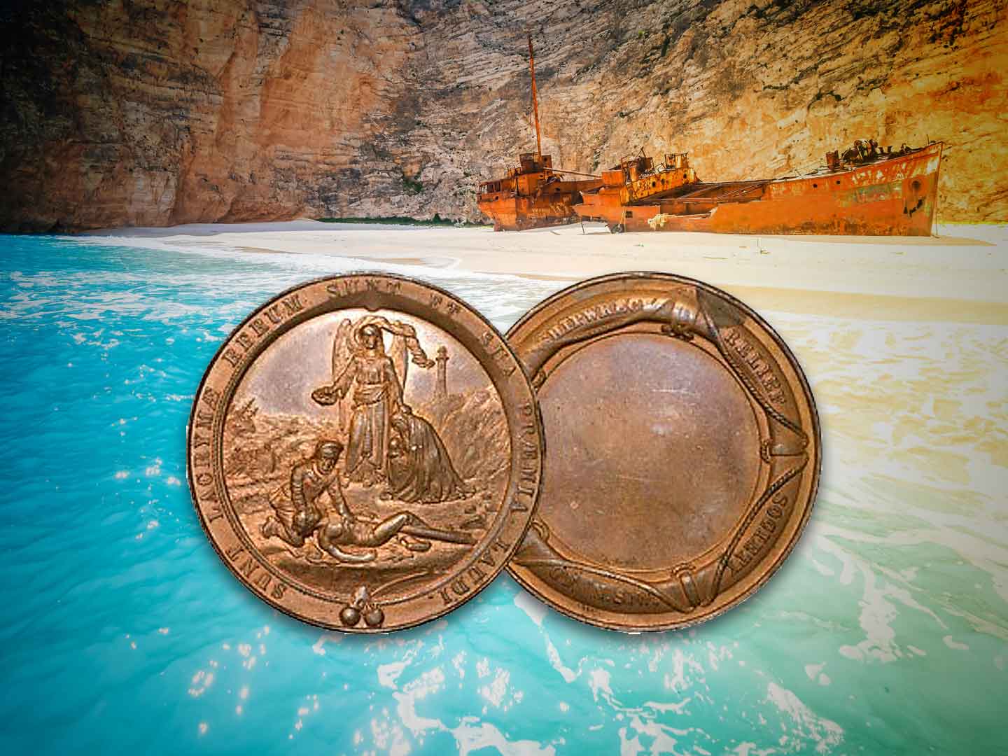 Historic medallion struck for shipwreck relief