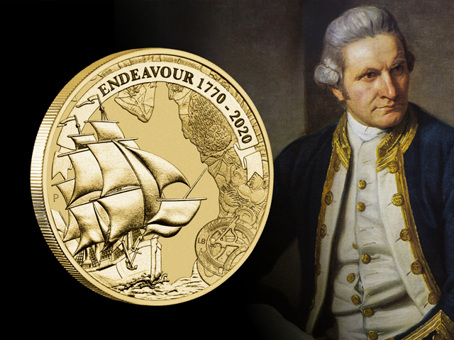 Coin commemorates Endeavour voyage