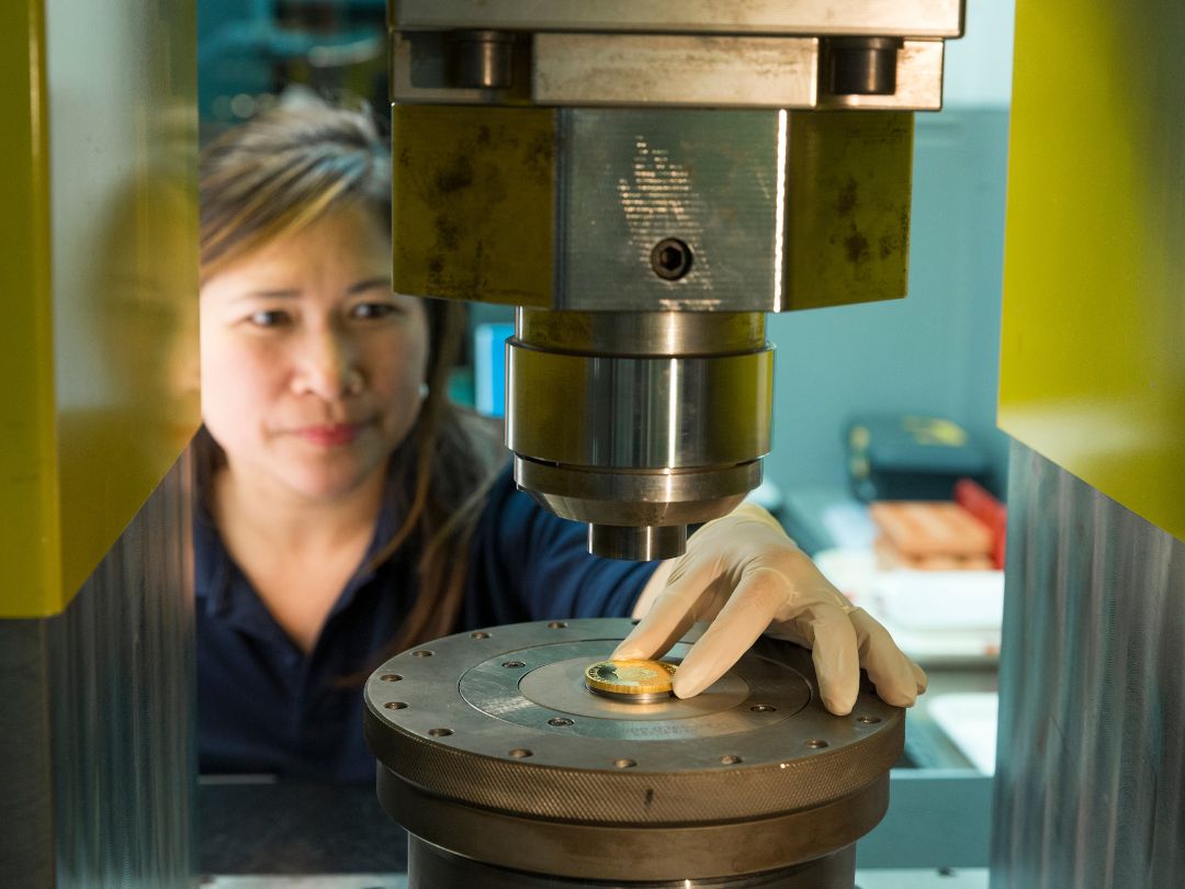 How do we make our precious metal coins?