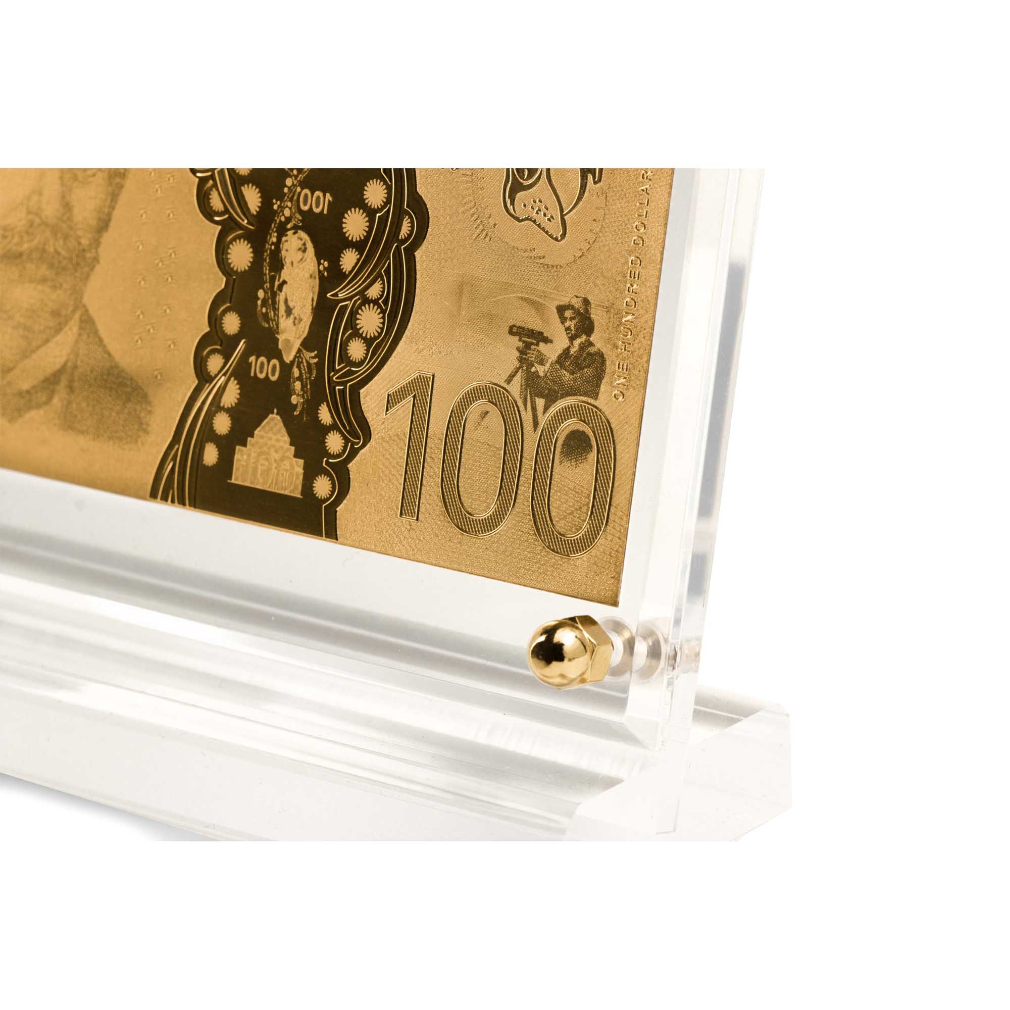 $100 Gold Foiled Banknote