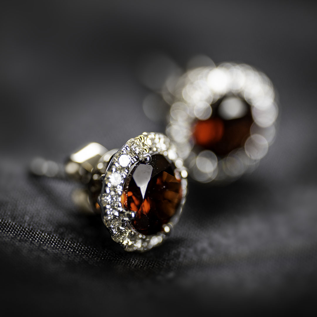 Earrings | Diamond and Ruby | Perth Mint Jewellery Store